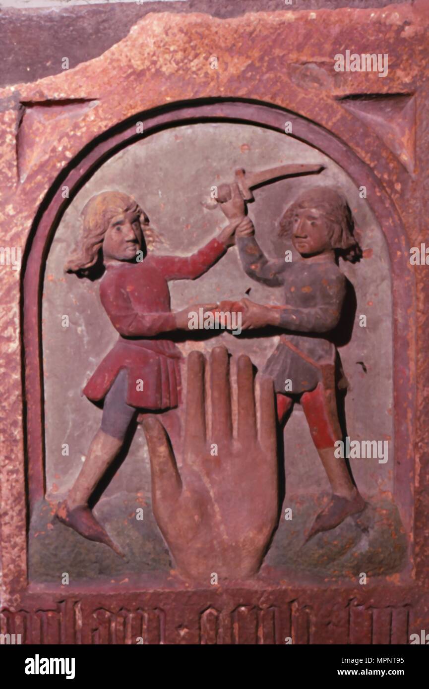 'Thou shall not kill', The Ten Commandments, c20th century. Artist ...