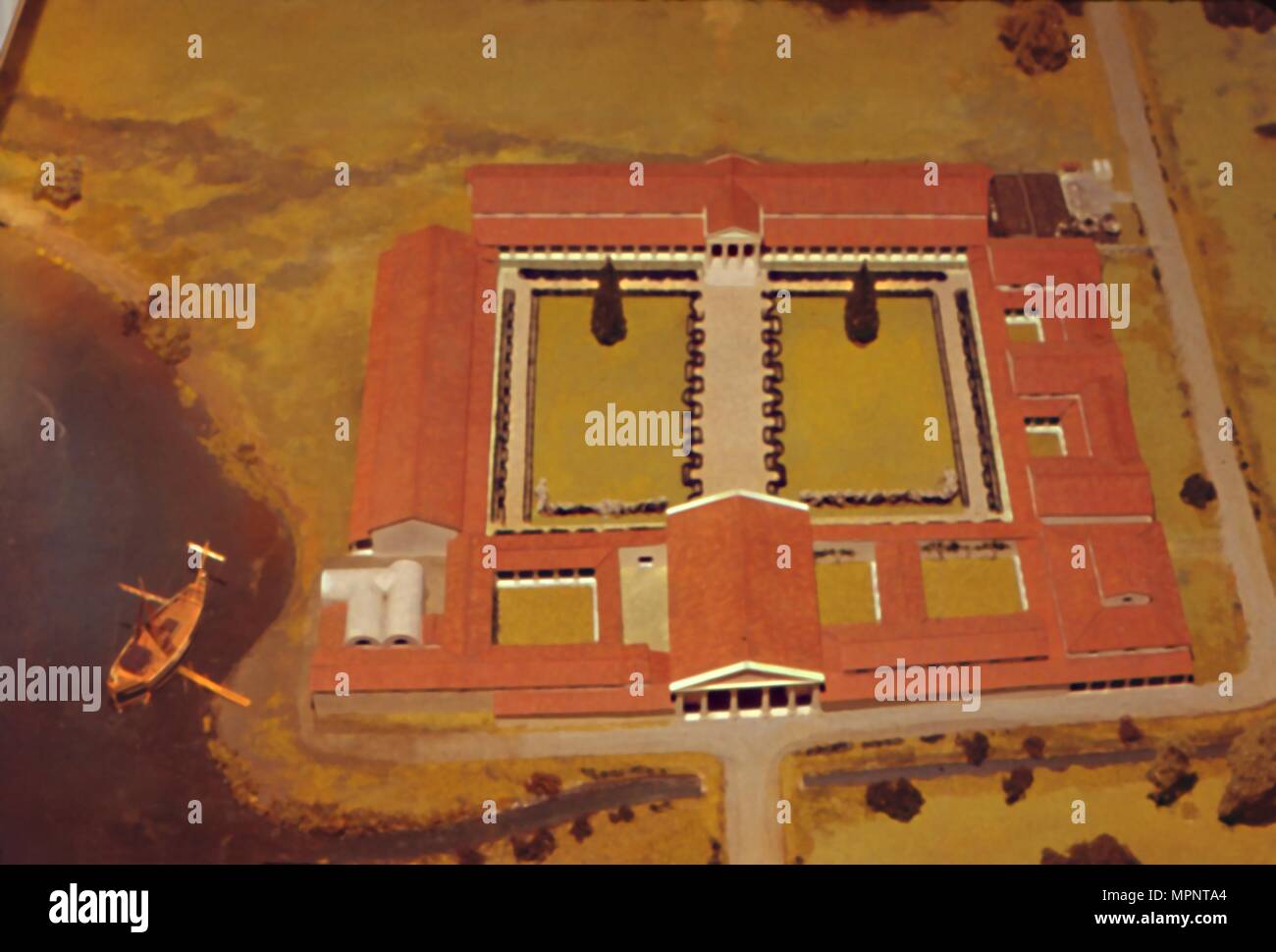 Fishbourne roman palace model hi-res stock photography and images - Alamy
