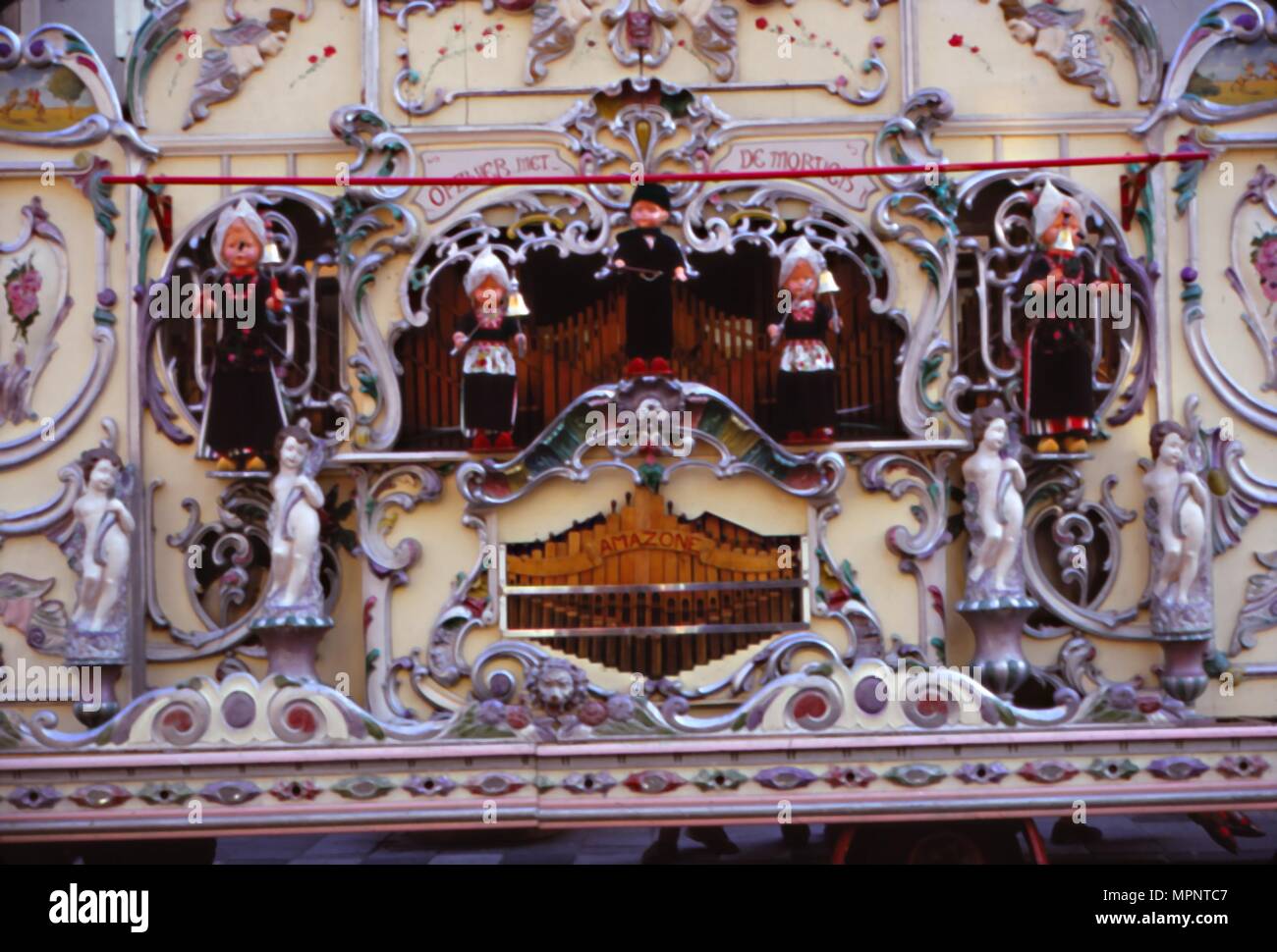 Detail of Street Organ, Holland, 20th century. Artist: Unknown Stock ...
