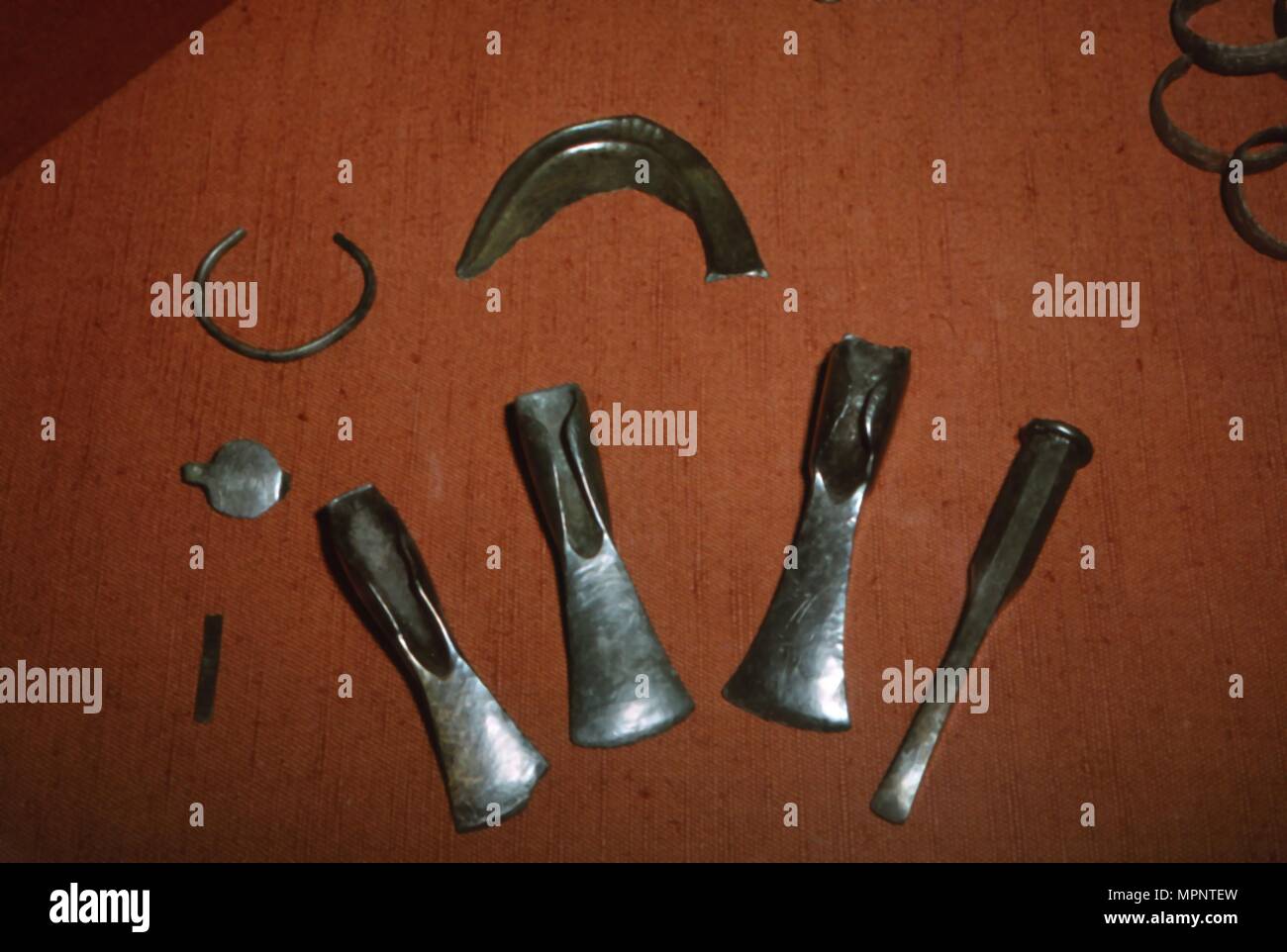 Bronze Artefacts Chisel, Axes, Sickle from Bavaria, South Germany ...