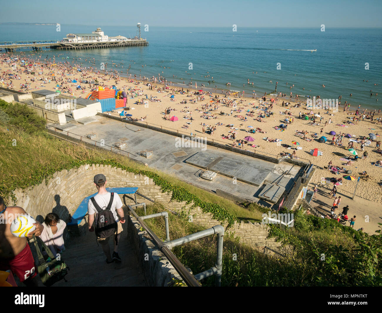 Bournemouth Beach & Pier 2 Stock Photo - Alamy