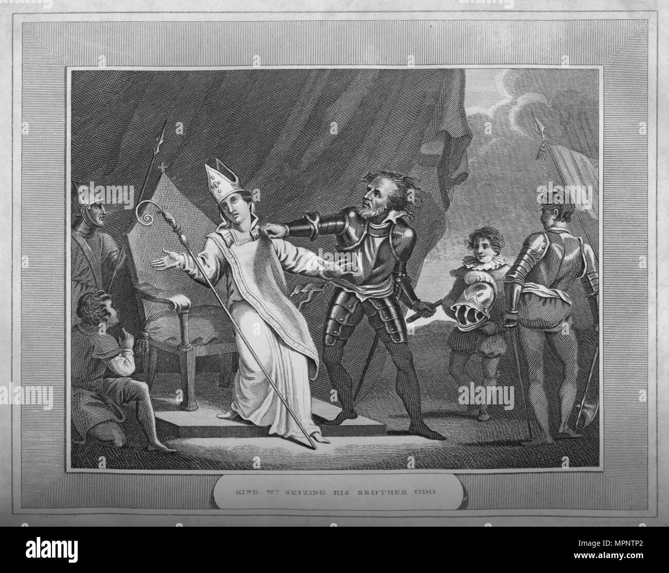 'King William Seizing His Brother Odo', 1838. Artist: Unknown Stock ...