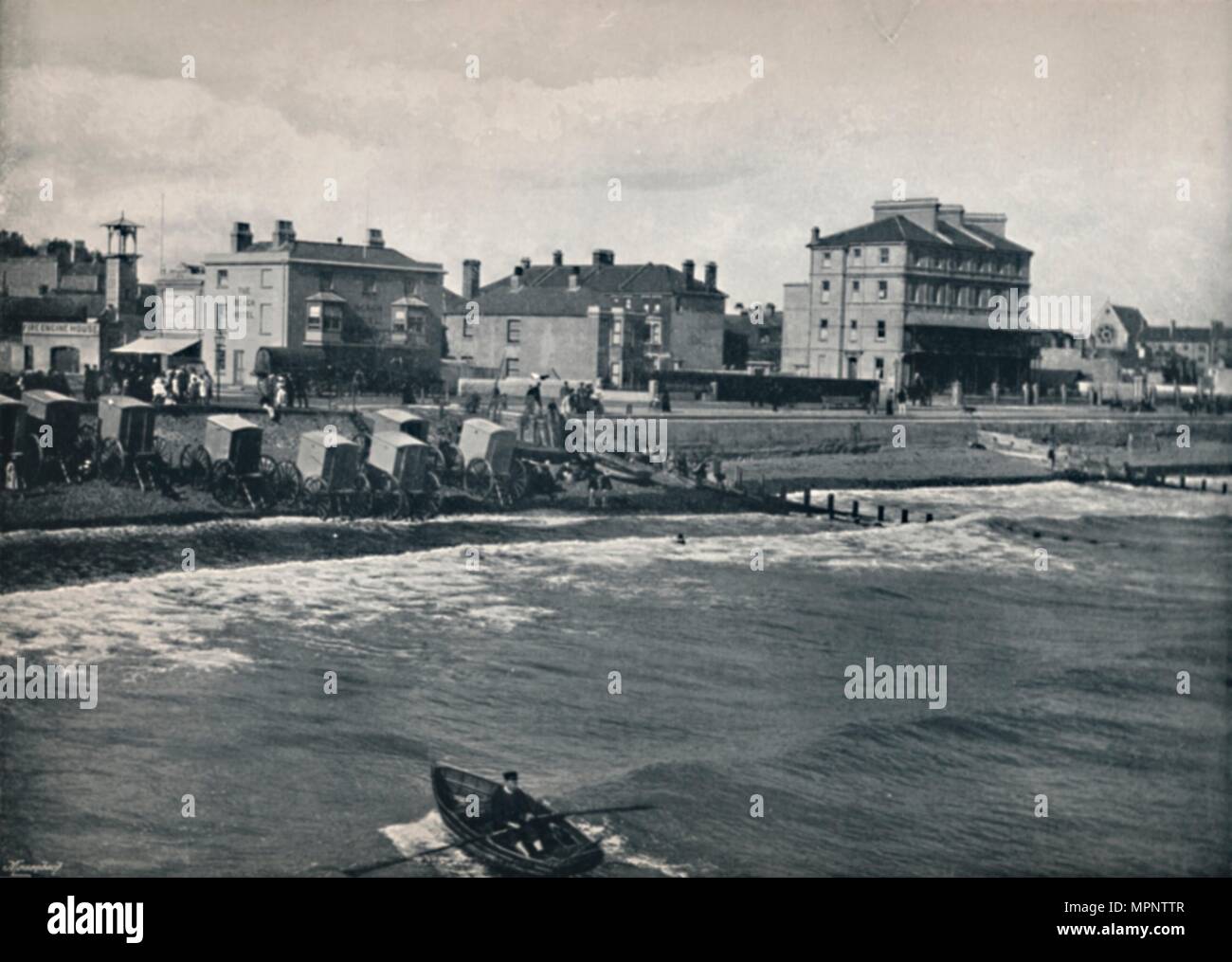 'Bognor - The Esplanade', 1895. Artist: Unknown Stock Photo - Alamy