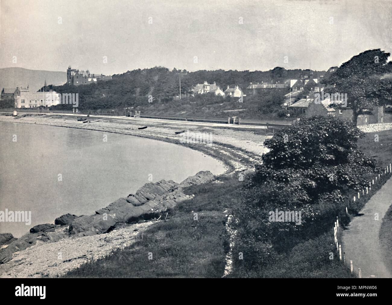 'Wemyss Bay - From the Railway', 1895. Artist: Unknown Stock Photo - Alamy