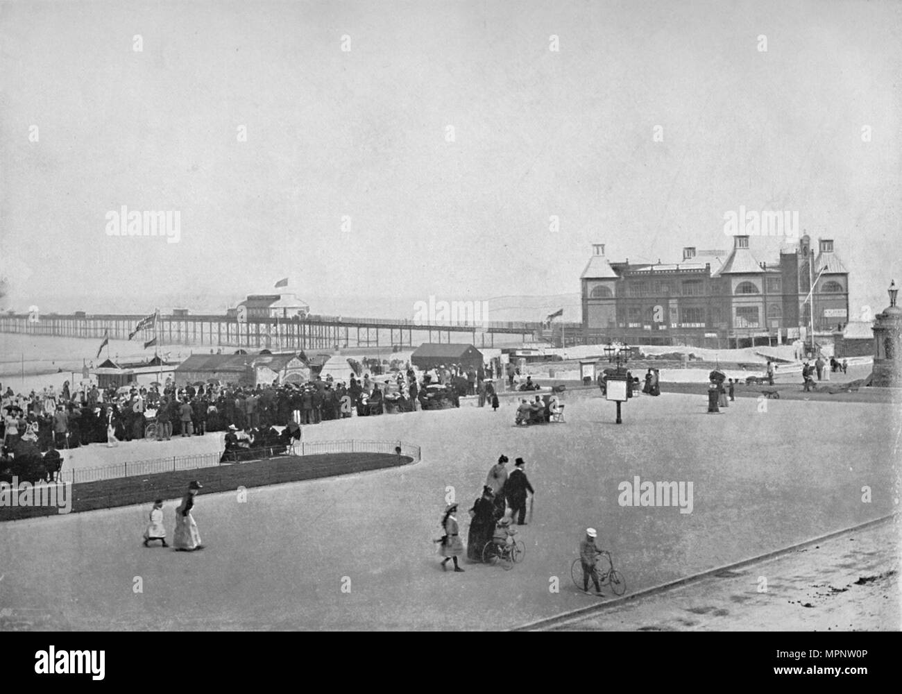Victorian esplanade Black and White Stock Photos & Images - Alamy