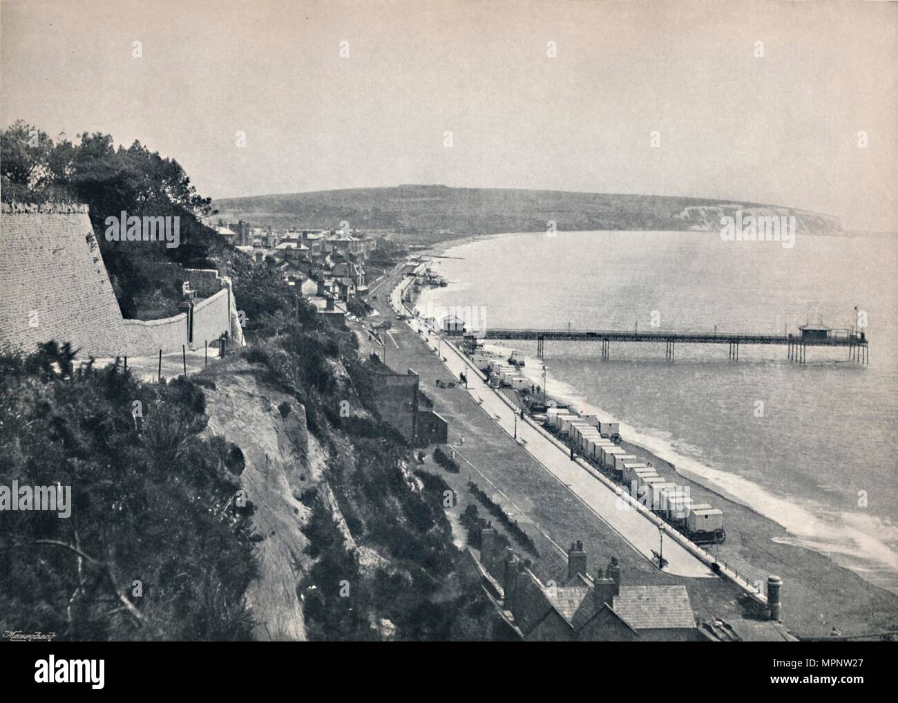 'Sandown - From the Cliffs', 1895. Artist: Unknown Stock Photo - Alamy