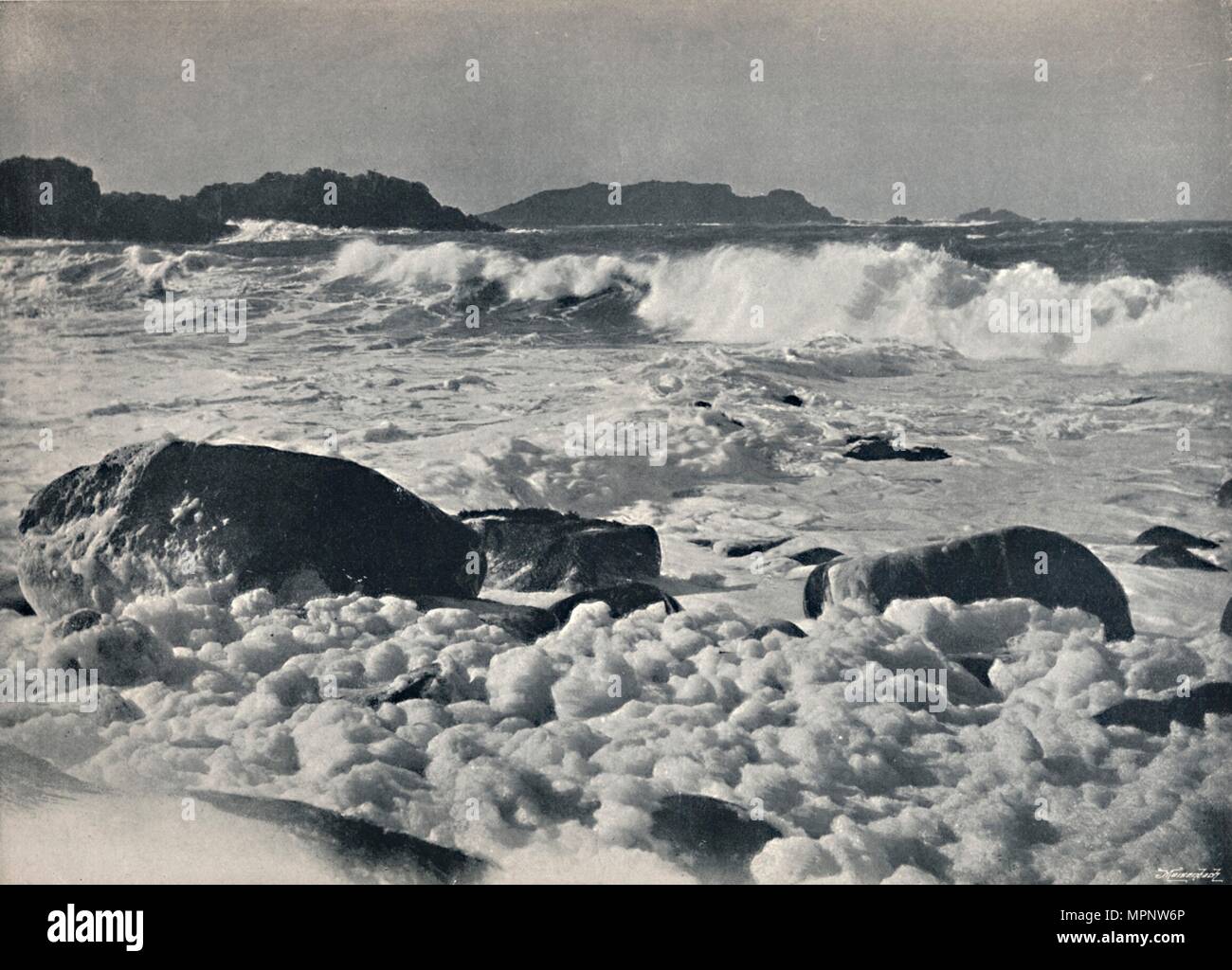'Scilly Islands - Hell Bay, Bryher', 1895. Artist: Unknown Stock Photo ...