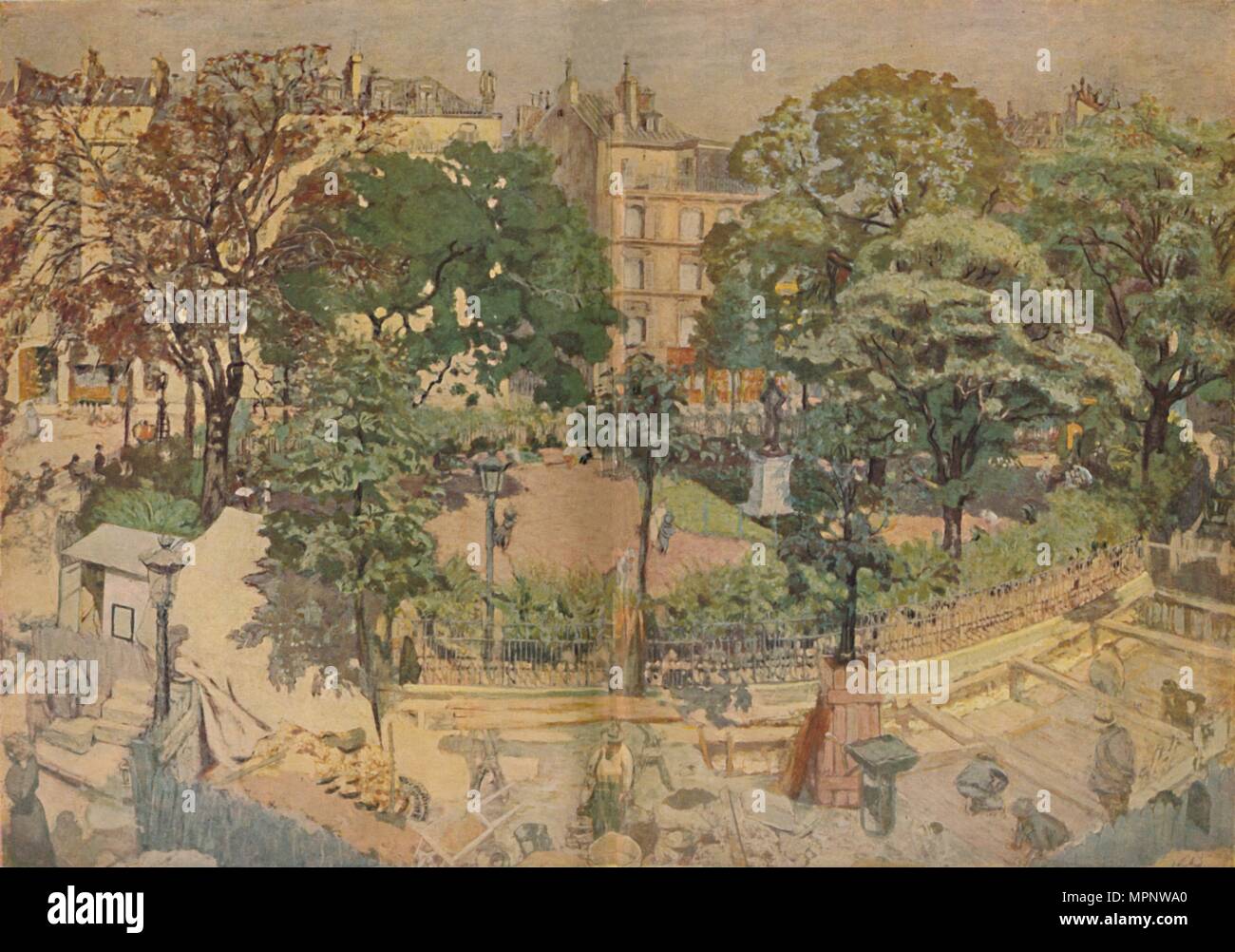 'Place Vintimille, seen from the painter's window (1917)', 1917, (1946 ...