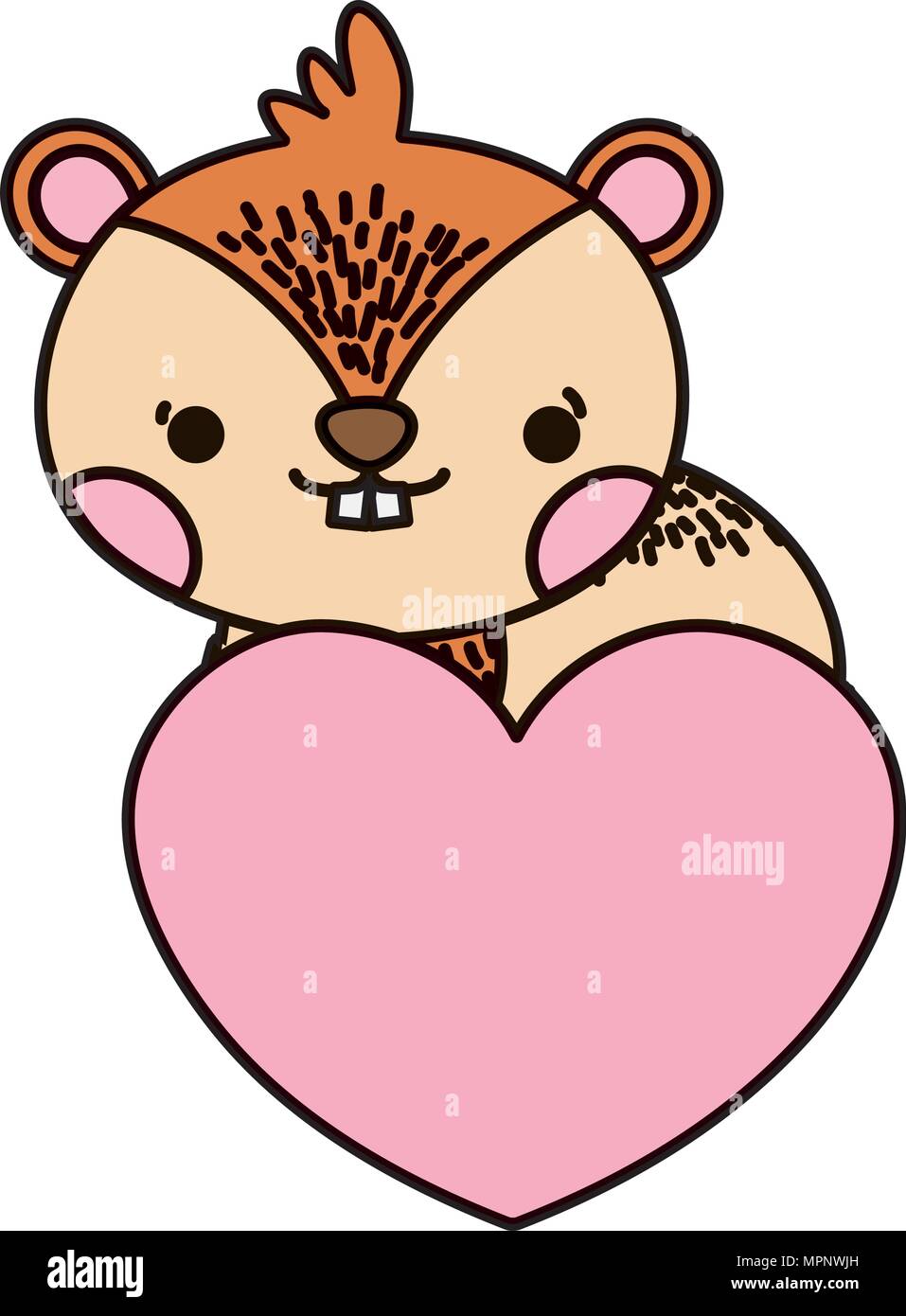 Chipmunk nose Stock Vector Images - Alamy