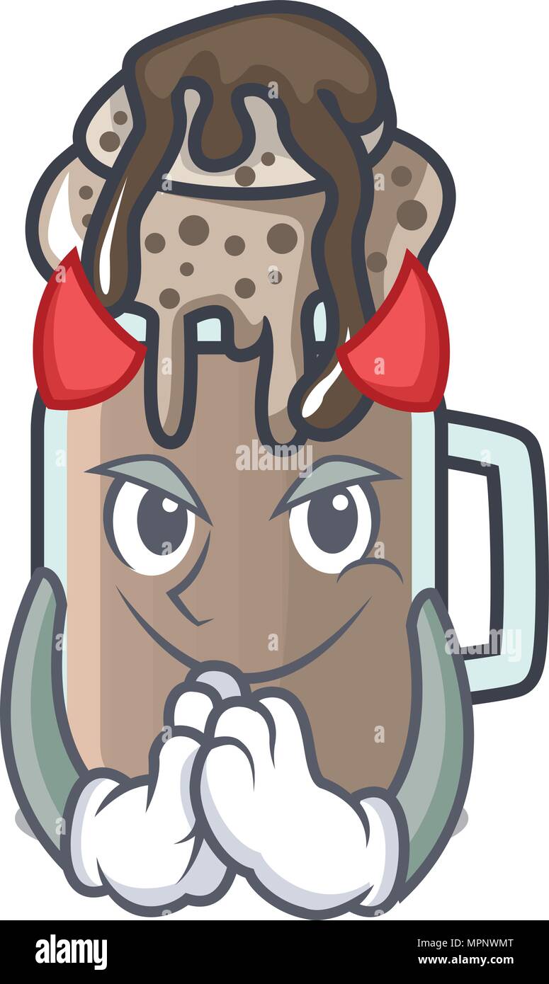 Devil milkshake mascot cartoon style Stock Vector Image & Art - Alamy