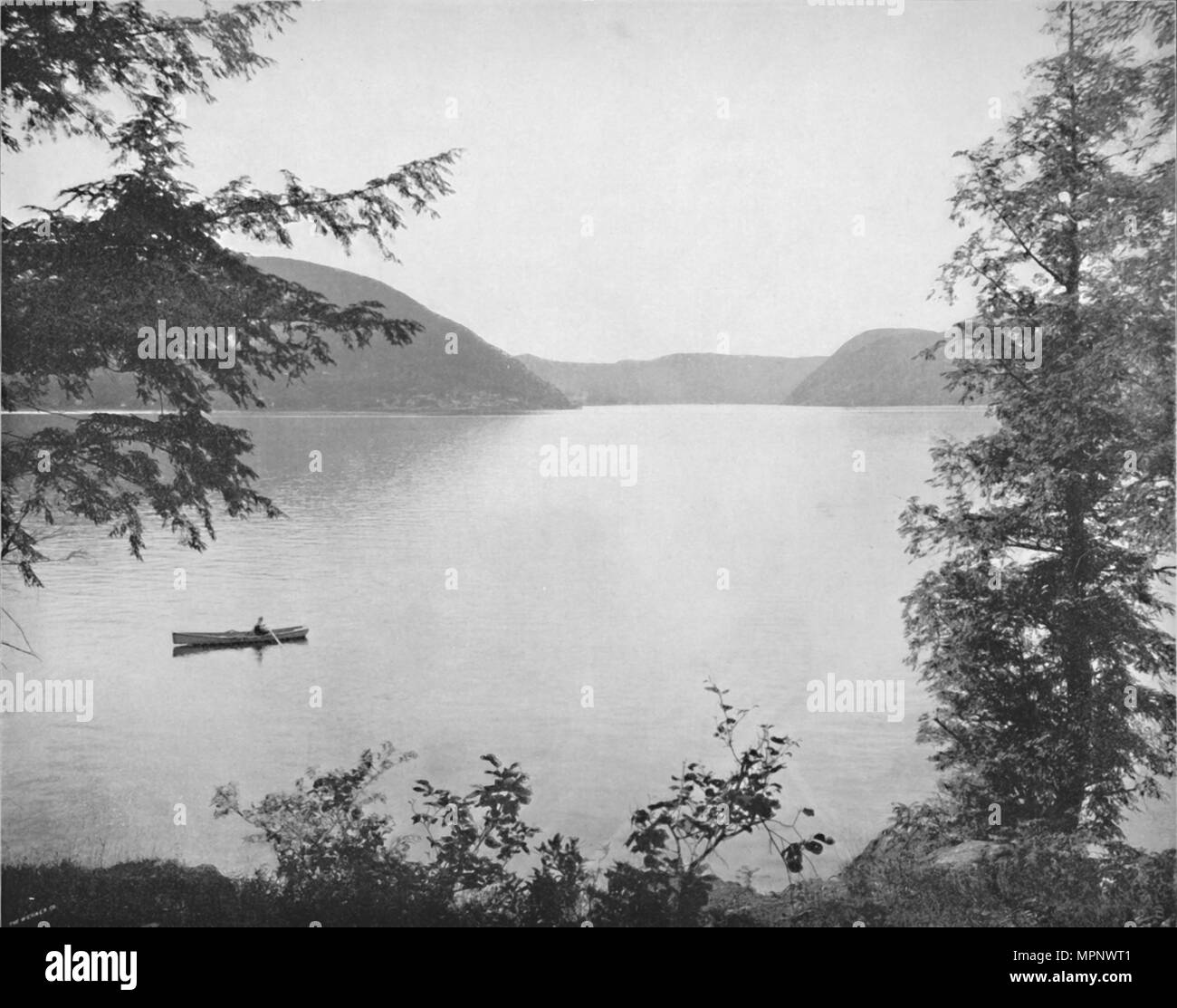 'Peekskill Bay', 19th century. Artist: Unknown Stock Photo - Alamy