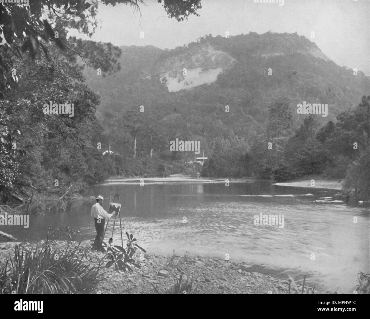 'The Red Bluff', 19th century. Artist: Unknown Stock Photo - Alamy