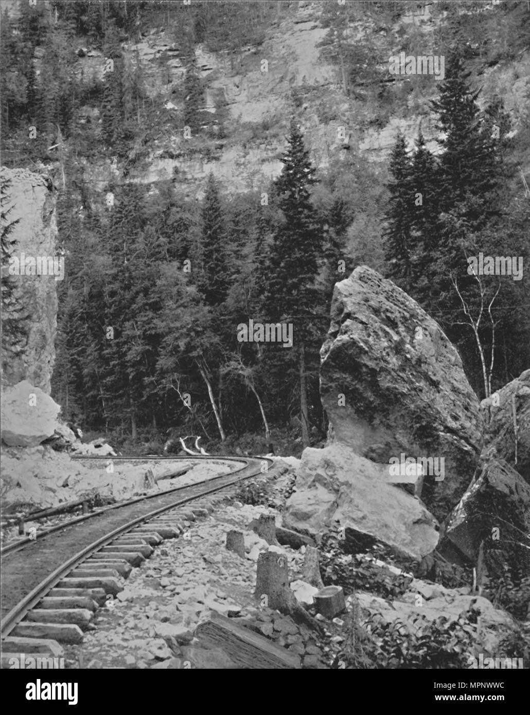 'Signal Rock in the Black Hills', 19th century. Artist: Unknown Stock ...