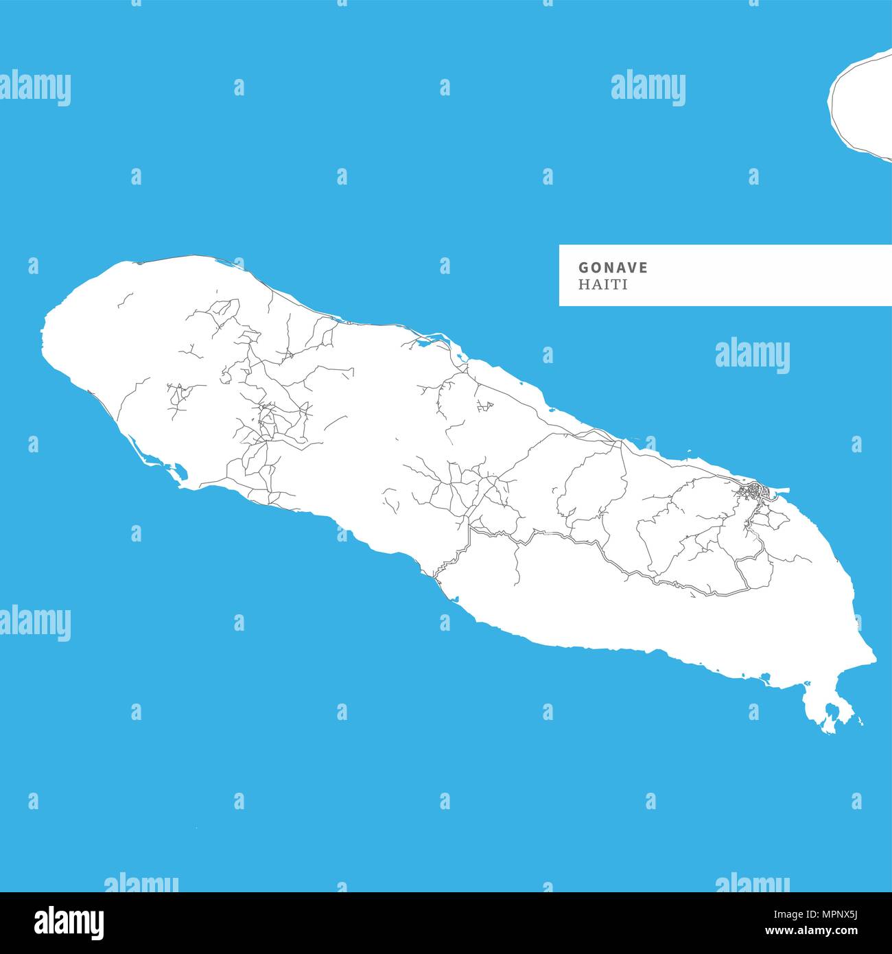 La Gonave Haiti Map