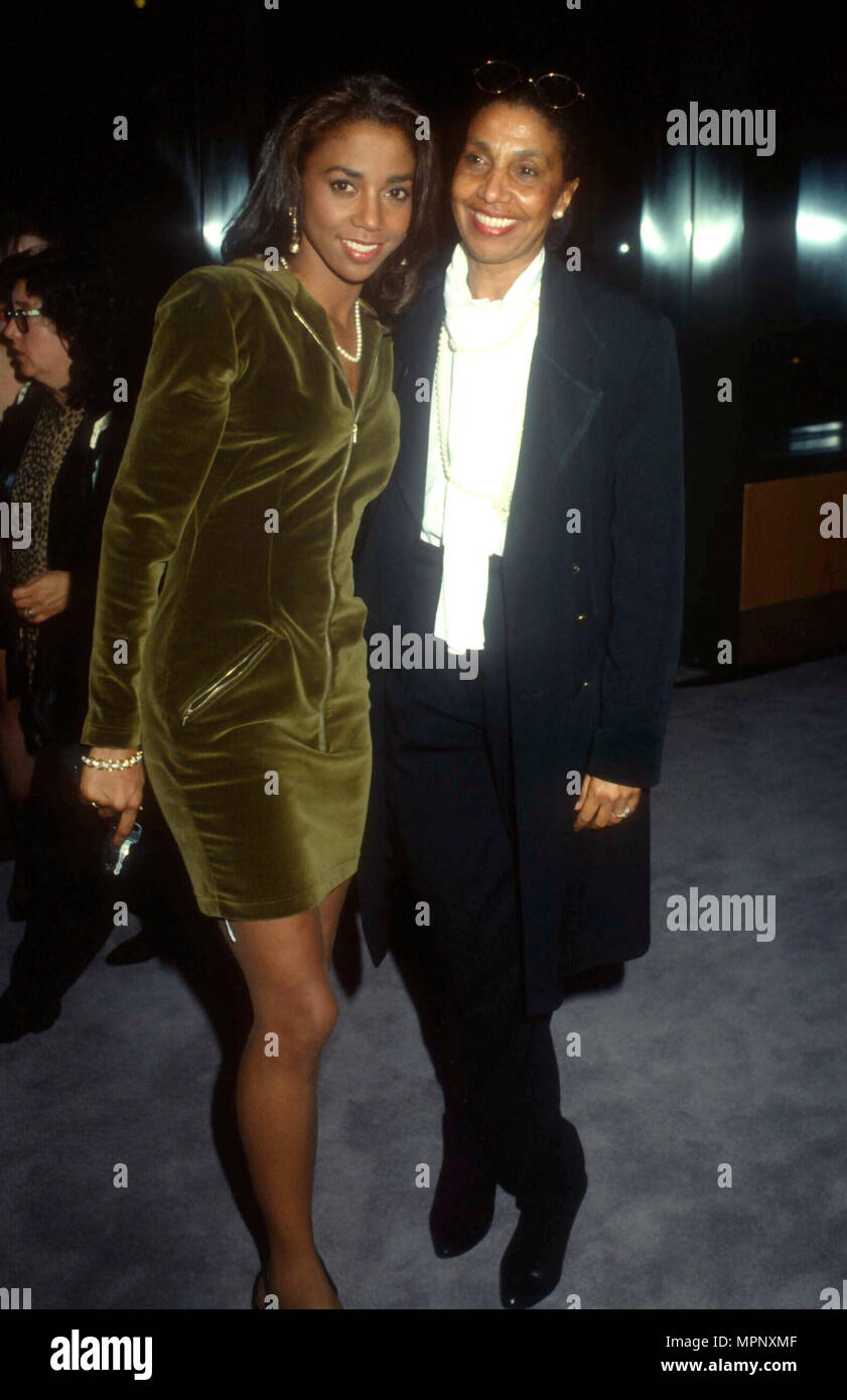 WEST HOLLYWOOD, CA - MARCH 4: (L-R) Actress Holly Robinson and mother ...
