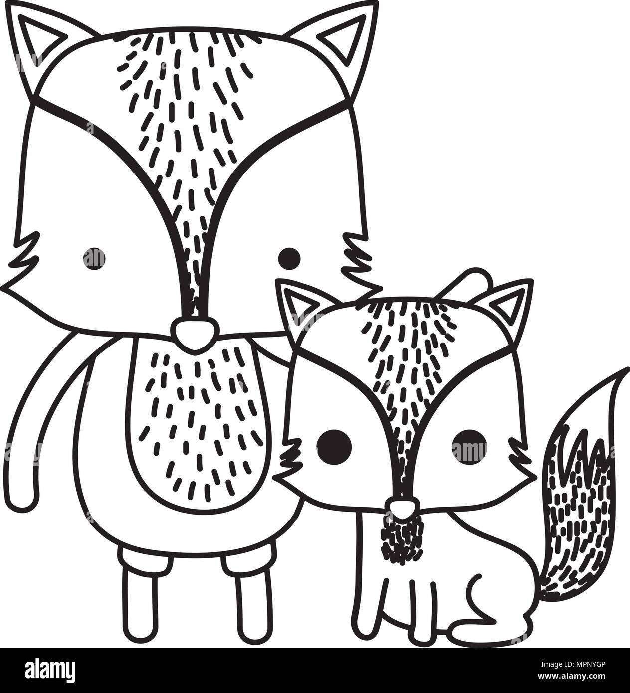 Father fox Stock Vector Images - Alamy