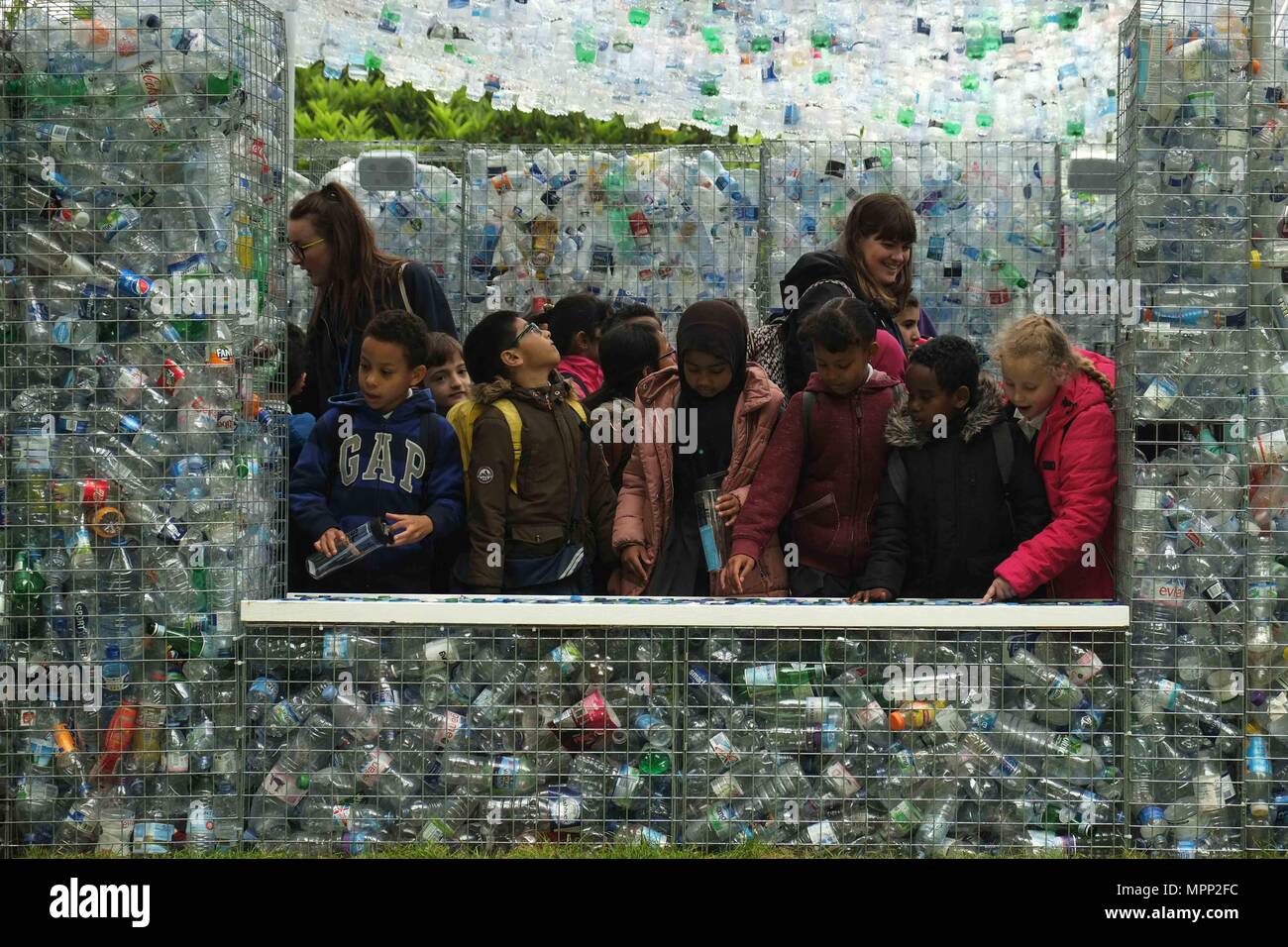 London,UK 24th May 2018: Children from Camden’s Netley Primary School ...