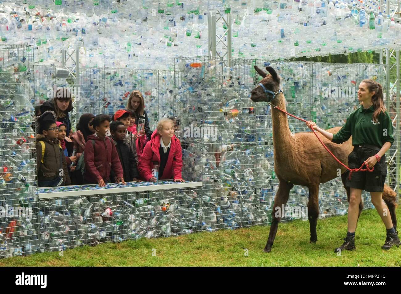 London,UK 24th May 2018: Children from Camden’s Netley Primary School ...