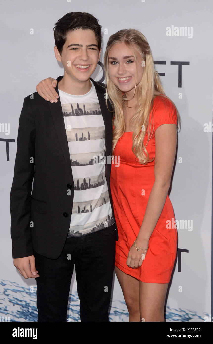 Los Angeles, Ca, USA. 23rd May, 2018. Joshua Rush, Emily Skinner at the ...