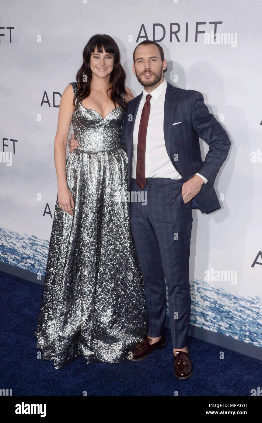 Los Angeles, Ca, USA. 23rd May, 2018. Shailene Woodley, Sam Claflin at ...