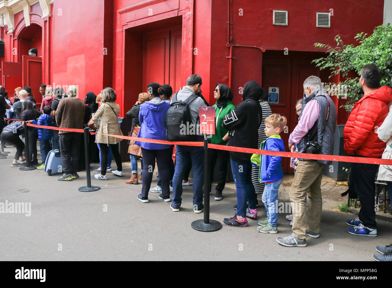 London UK. 24th May 2018. Madame Tussauds the famous waxwork museum ...
