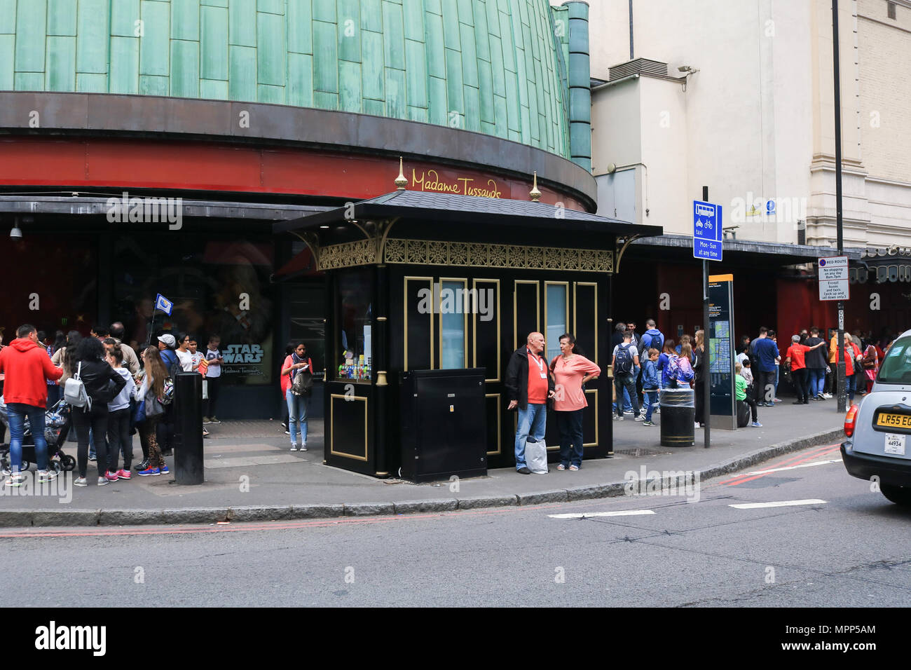 London UK. 24th May 2018. Madame Tussauds the famous waxwork museum ...
