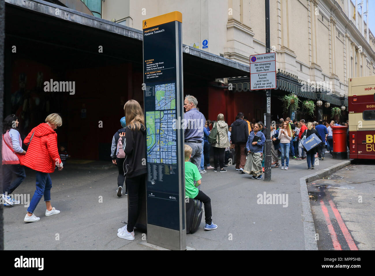 London UK. 24th May 2018. Madame Tussauds the famous waxwork museum ...