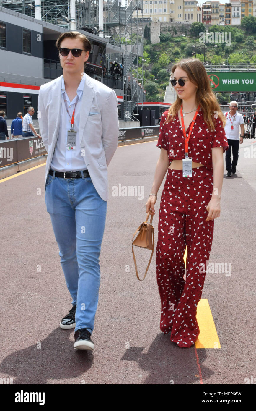 Monte-Carlo, Monaco 24, 05, 2018 F1 Monte-Carlo Grand Prix guest at Pit ...