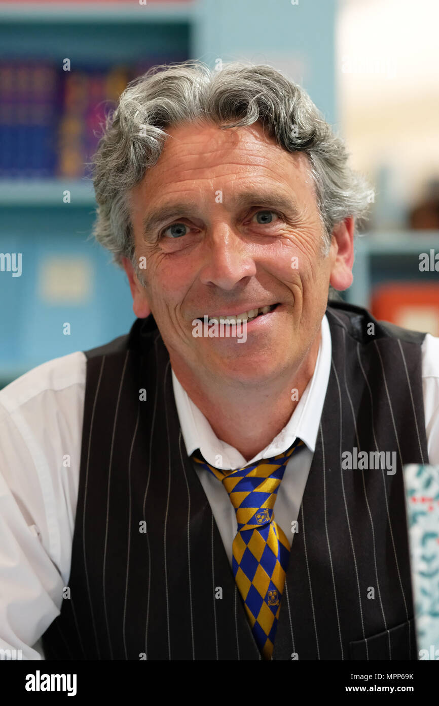 Hay Festival, Hay on Wye, UK - May 2018 - Children's author Richard R O ...