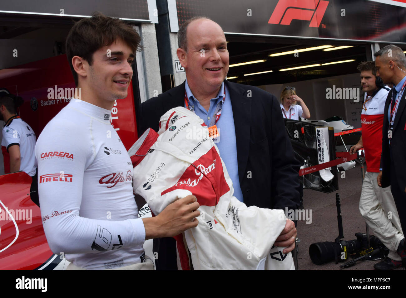 Monte-Carlo, Monaco 24, 05, 2018 F1 Grand Prix of Monte-Carlo guest at ...