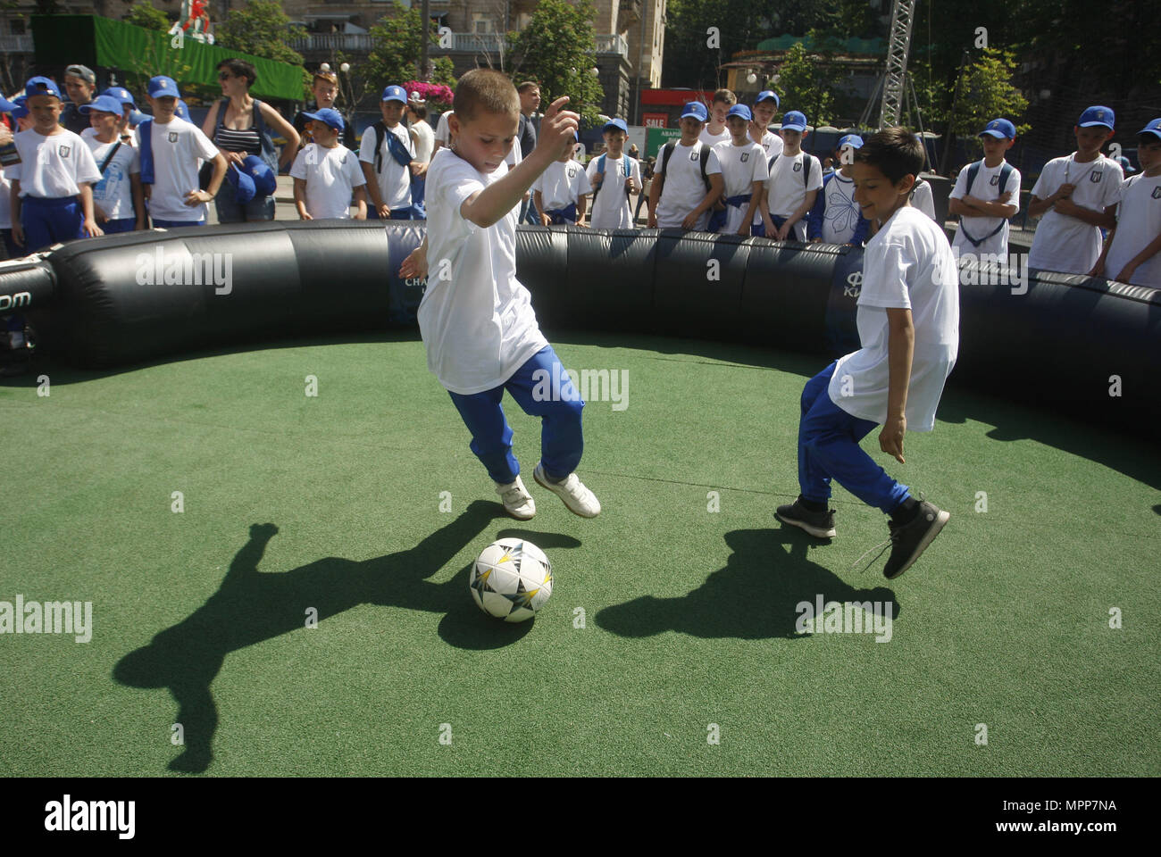 Real madrid stadium children hi-res stock photography and images - Alamy
