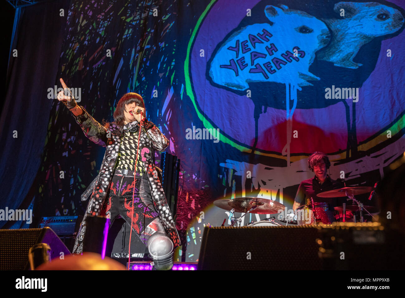 Singer Karen Lee Orzolek, better known by her stage name Karen O ...