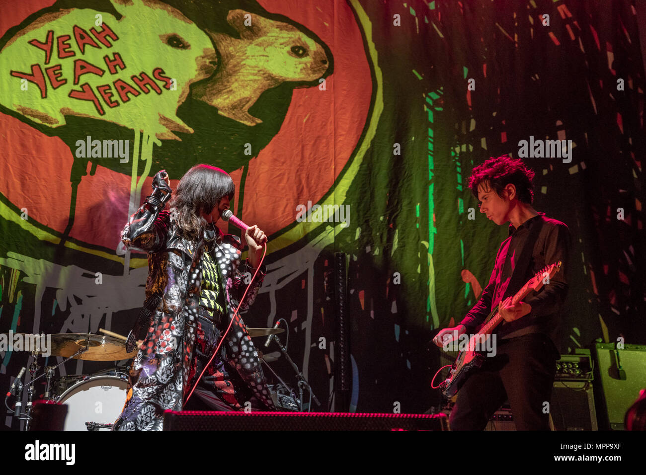 Singer Karen Lee Orzolek, better known by her stage name Karen O ...