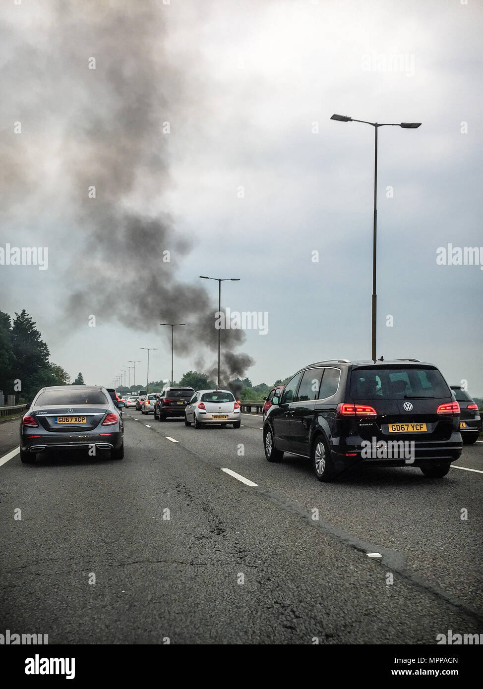 M4 traffic jam hi-res stock photography and images - Alamy