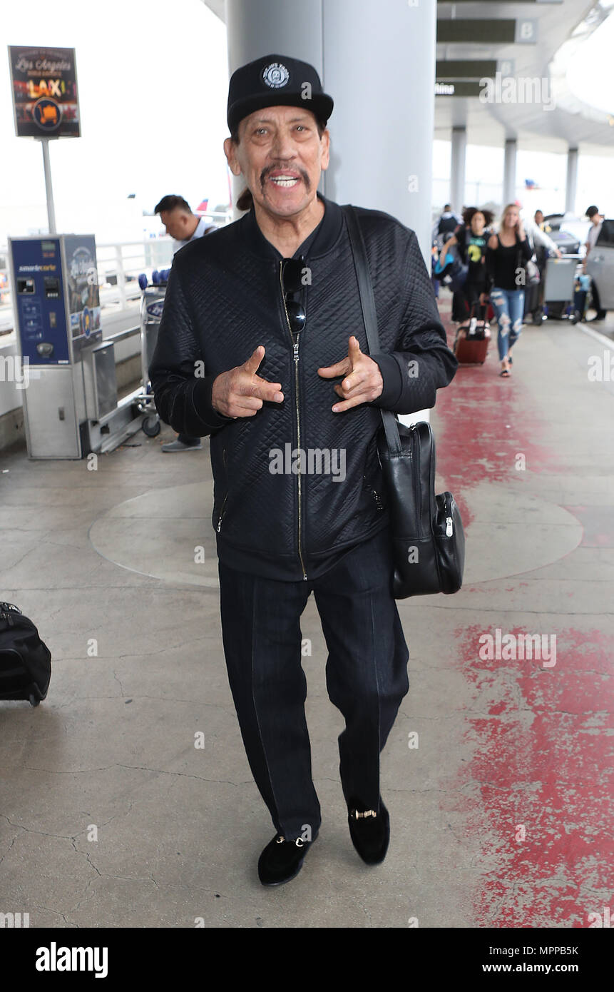 Los Angeles, Ca, USA. 24th May, 2018. Danny Trejo seen at LAX in Los ...