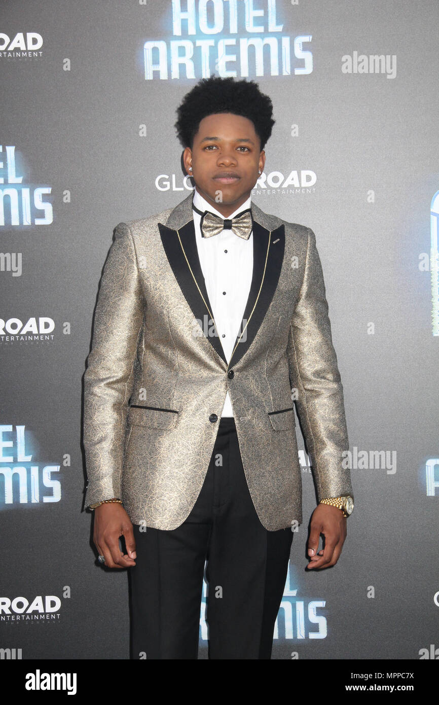 Nathan Davis Jr. 05/19/2018 The Los Angeles premiere of "Hotel Artemis ...