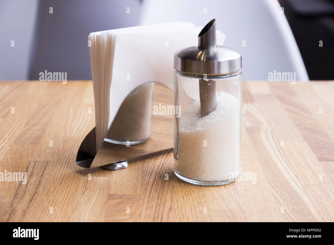Transparent table stand hi-res stock photography and images - Alamy