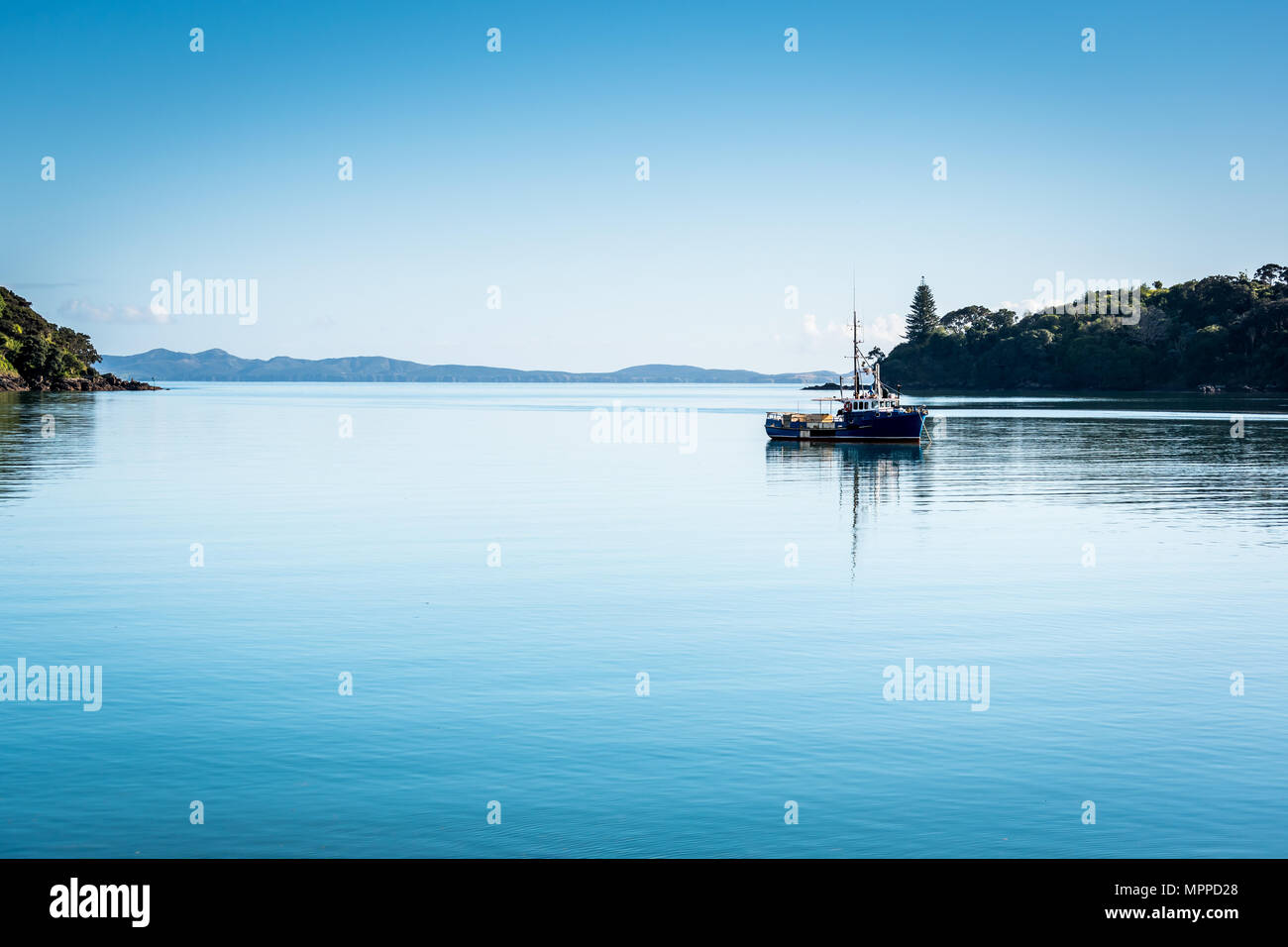 Harbour of Mangonui, New Zealand Stock Photo - Alamy