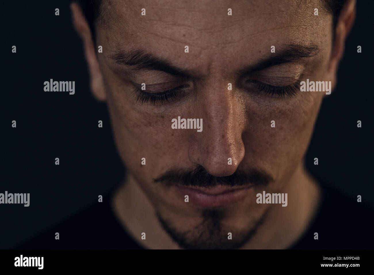 Person face close up nose hi-res stock photography and images - Alamy