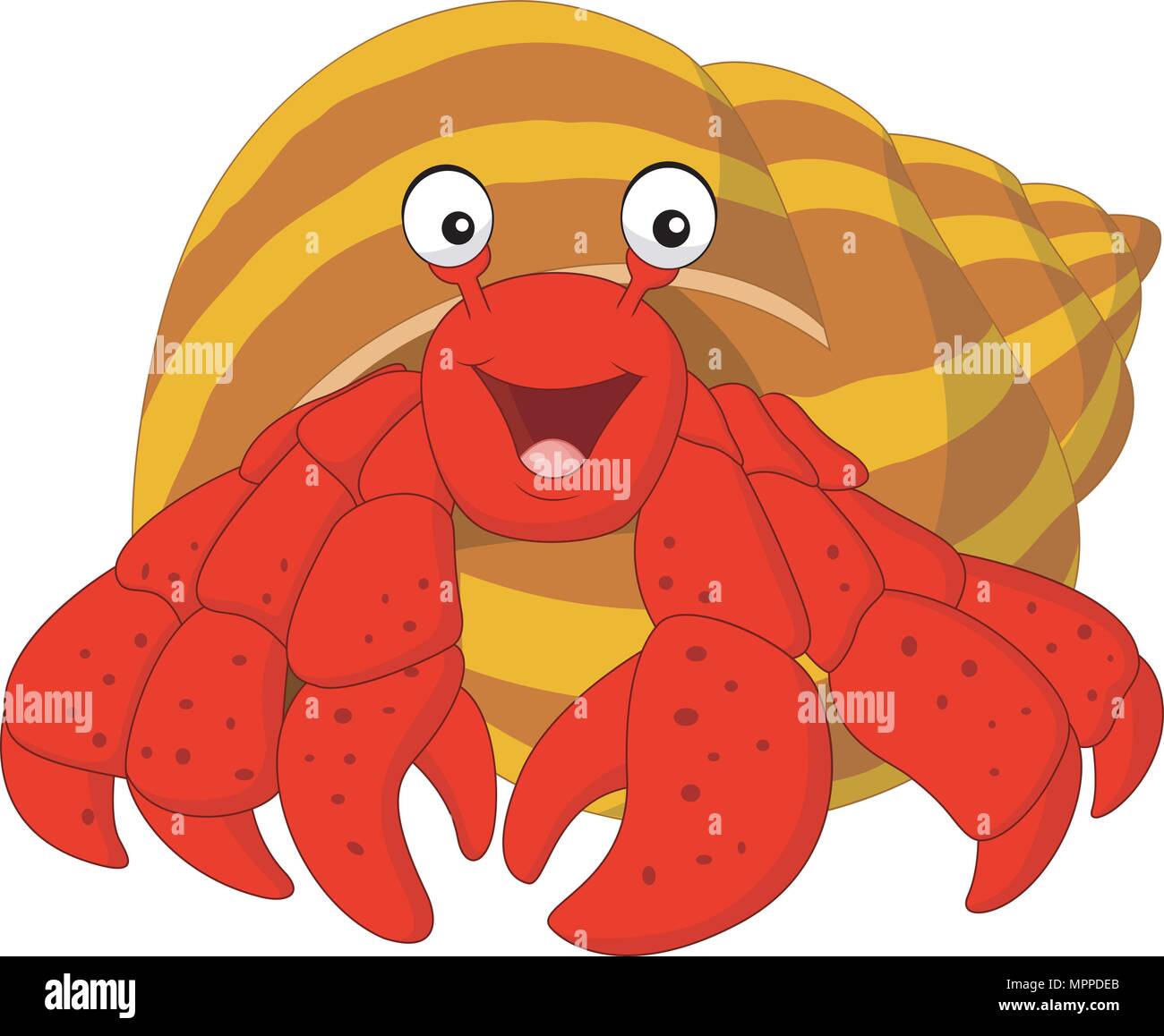 Cute Hermit Crabs Clipart