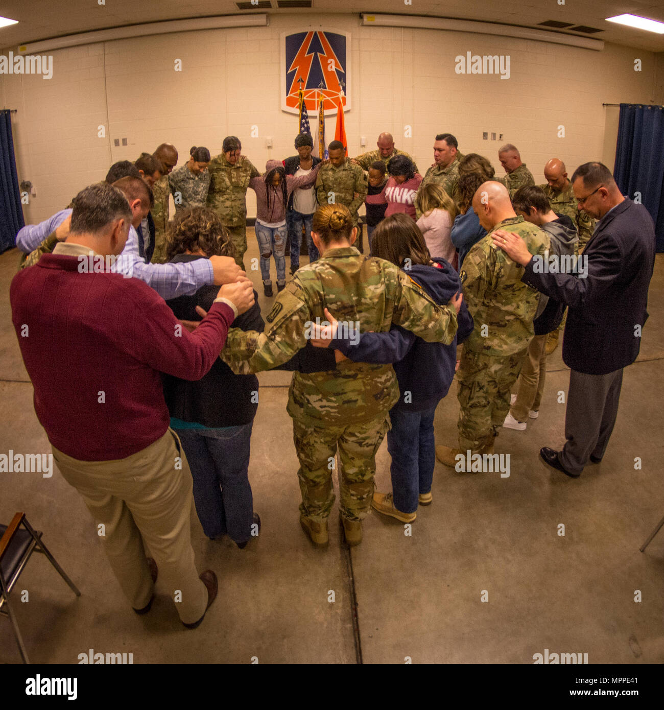 U.S. Army Reserve Brig. Gen. Nikki L. Griffin-Olive (center, back to ...