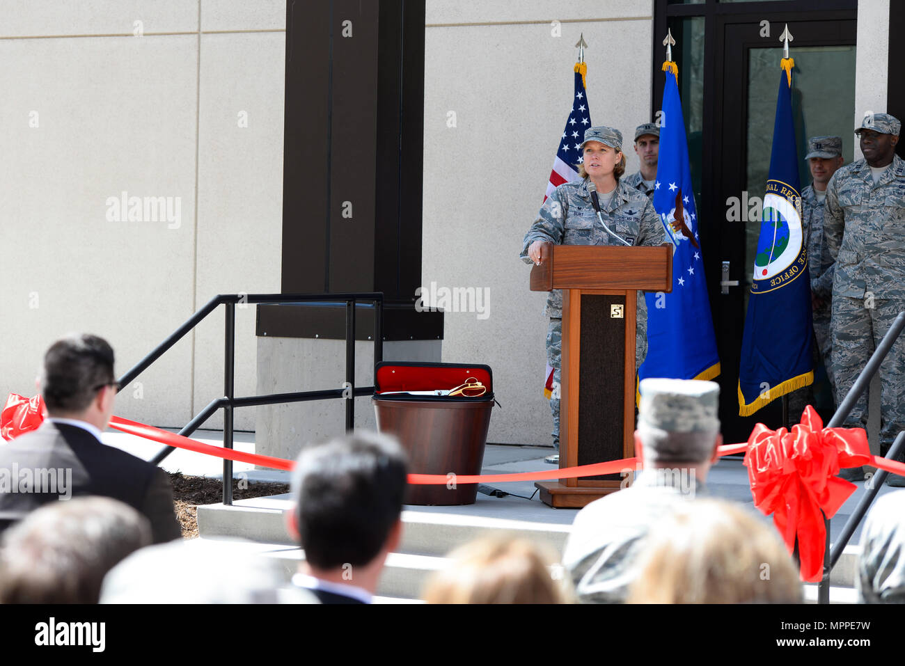 SCHRIEVER AIR FORCE BASE, Colo. -- Col. DeAnna Burt, 50th Space Wing ...