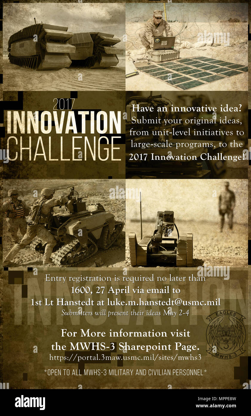 Poster advertising the 2017 Marine Wing Headquarters Squadron 3 ...