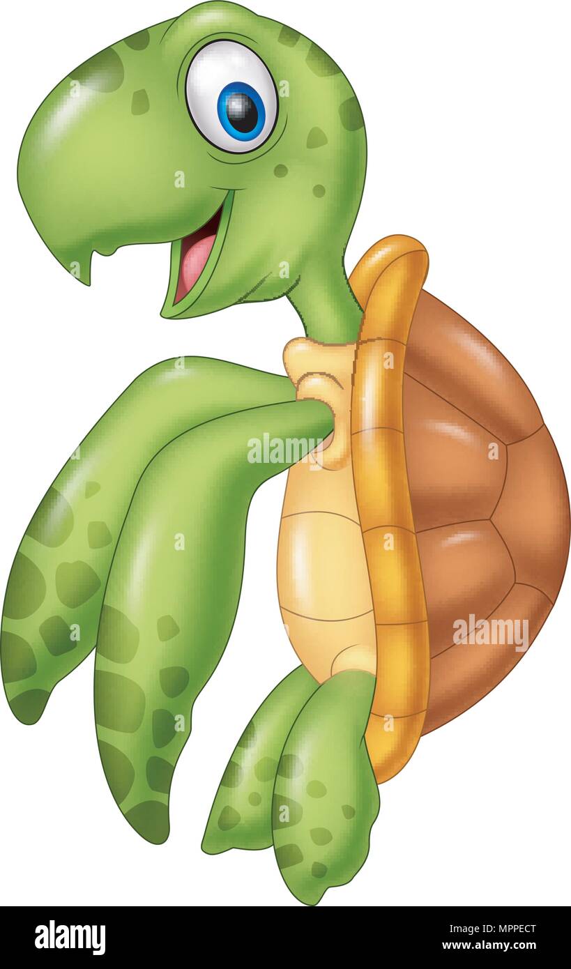 Cartoon baby cute turtle hi-res stock photography and images - Alamy