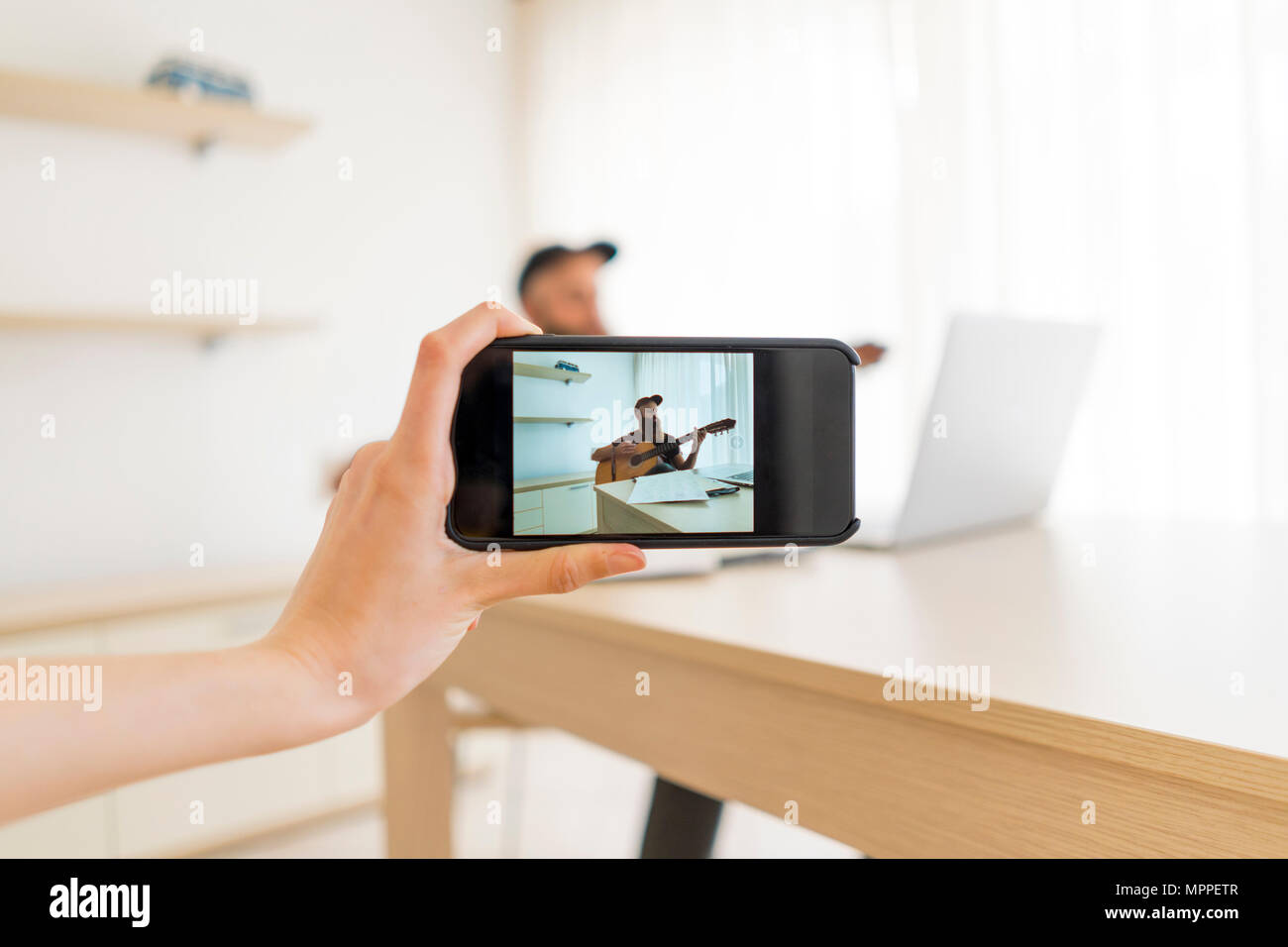 Musical picture for playing guitar hi-res stock photography and images ...