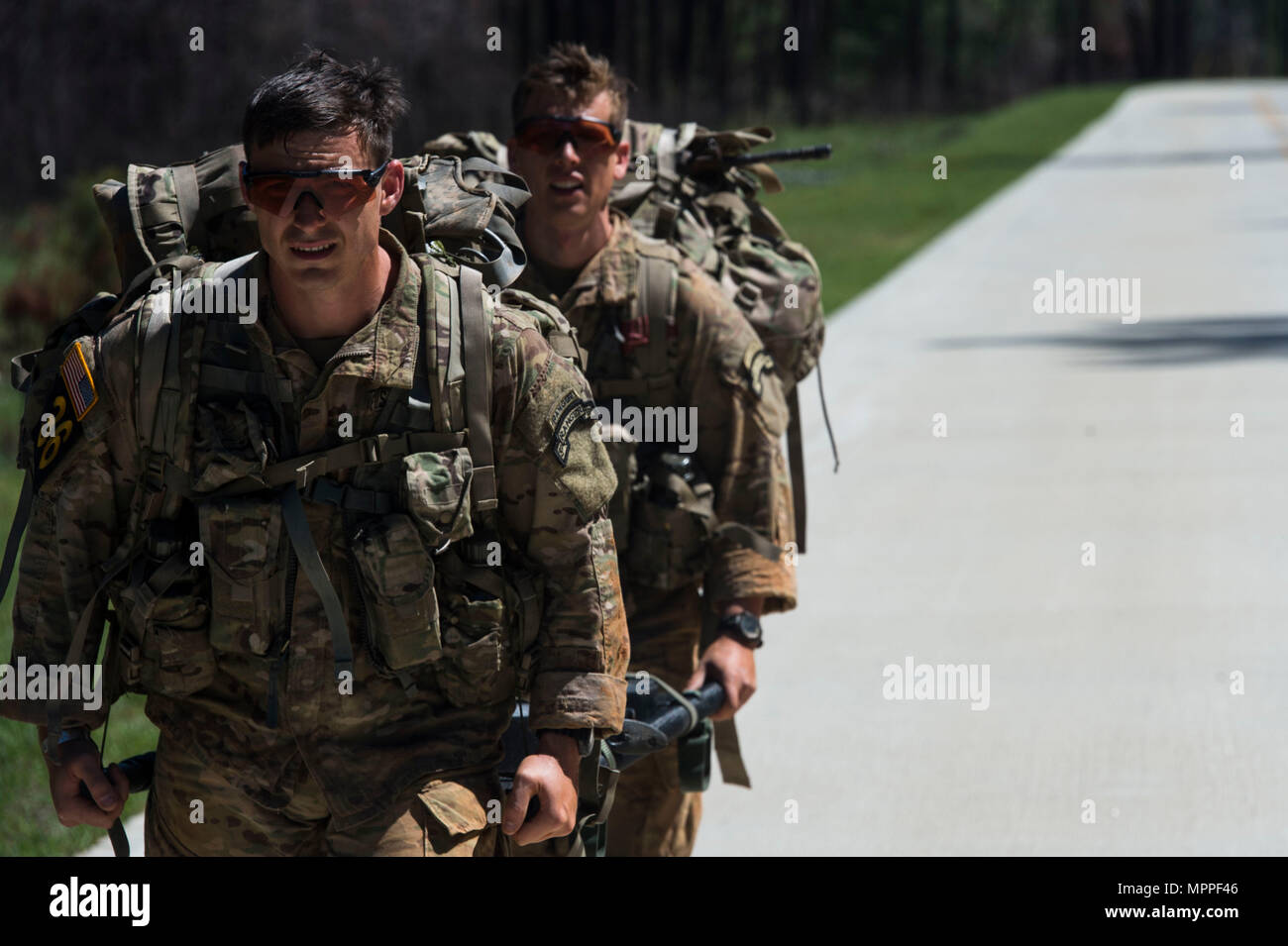 U.S. Army Staff Sgt. Mitchell Mancine and Staff Sgt. Daniel Prince ...