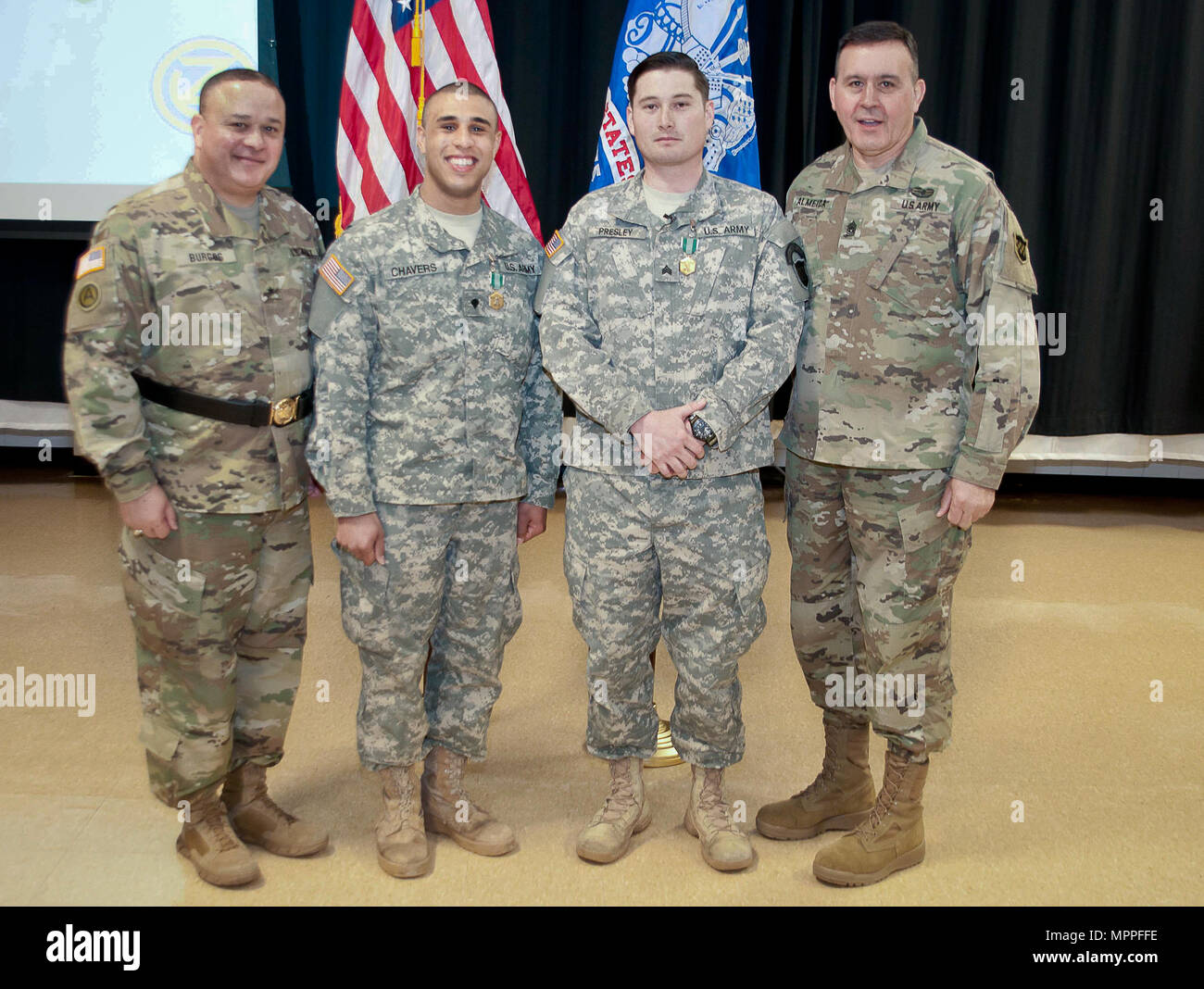 The winners from the 99th Regional Support Command, Sgt. Curtis Presley ...