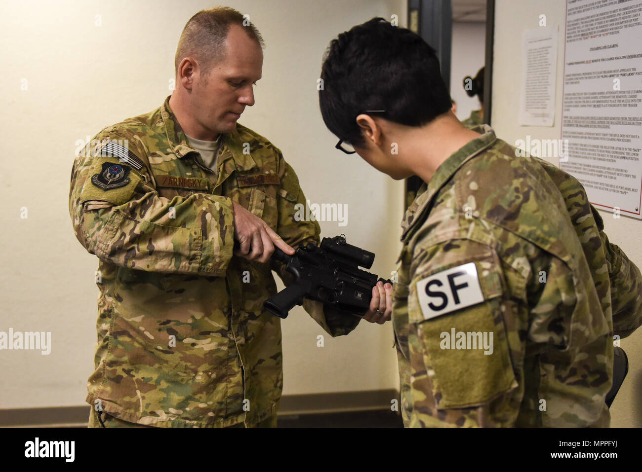 Master Sgt. Derek Zarnesky, a flight chief with the 11th Special ...