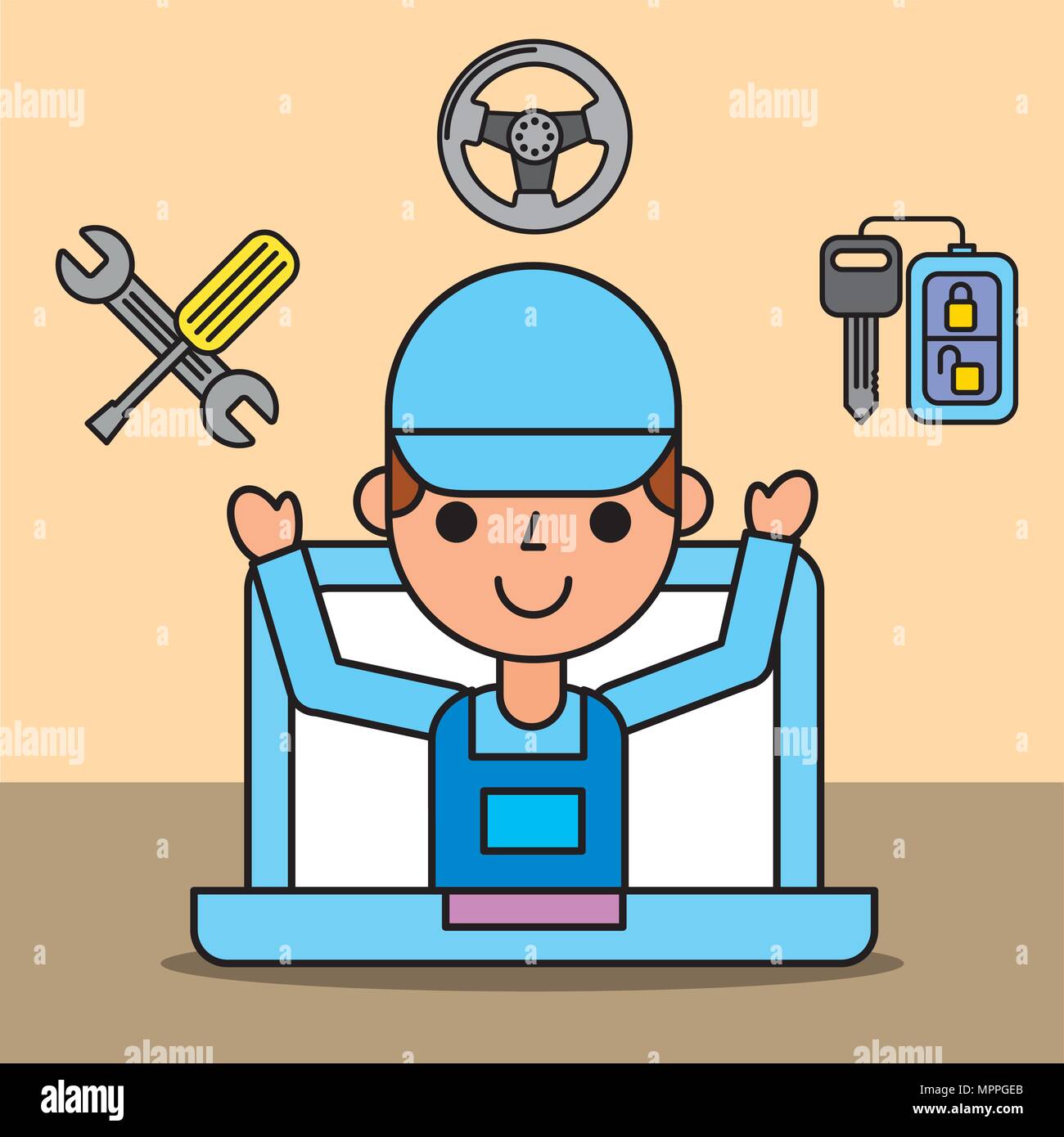 people car service Stock Vector Image & Art - Alamy