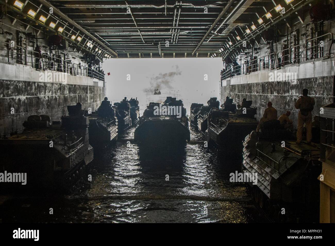 170405-N-GG458-158 ATLANTIC OCEAN (April 5, 2017) AAV-P7/A1 amphibious ...